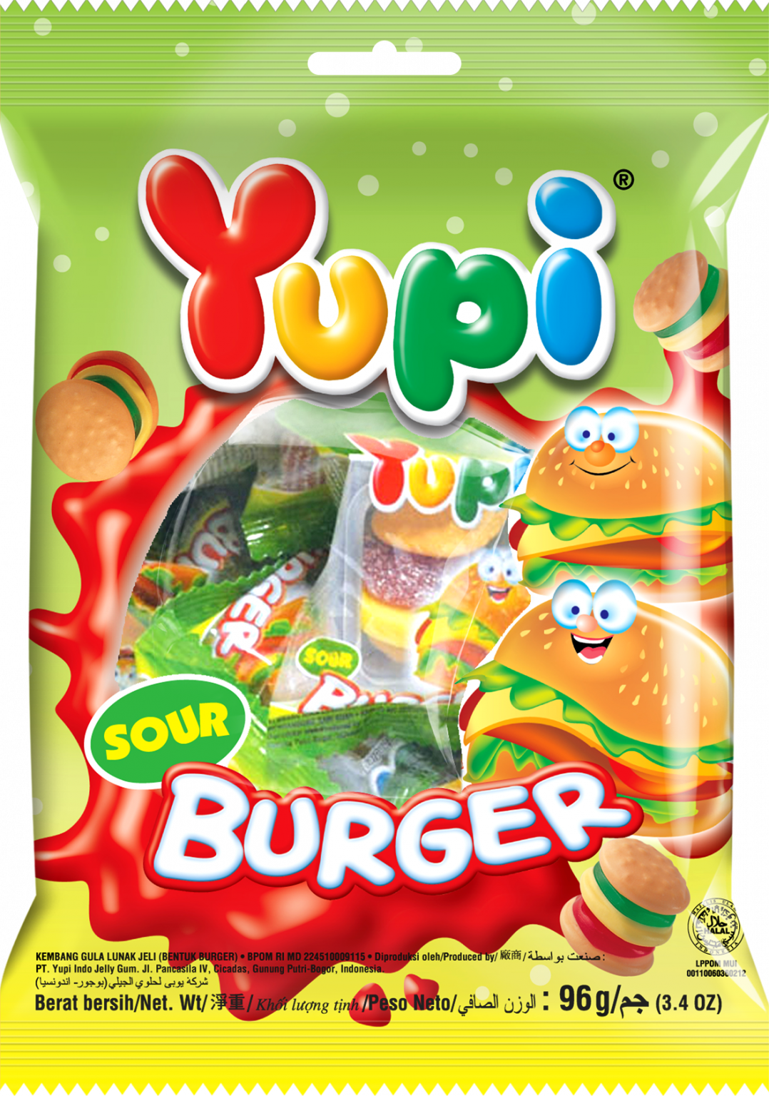 Yupi Sour Burger – HSKY Trading